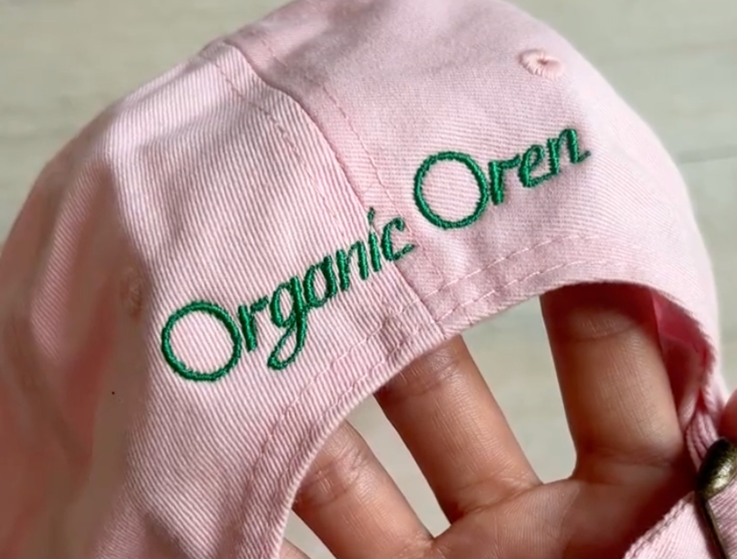 Organic Hat: Pink – Organic Oren